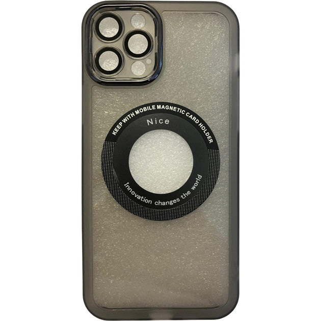 Husa protectie pentru Apple iPhone 12 / 12 Pro decupaj logo, magnetica ...